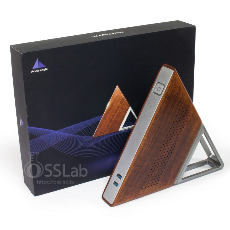 [Acute Angle AA - B4 Mini PC] [木質精裝版] 銳角雲 迷你主機 含記憶體 雙硬碟 支援Win11 - OSSLab.tv