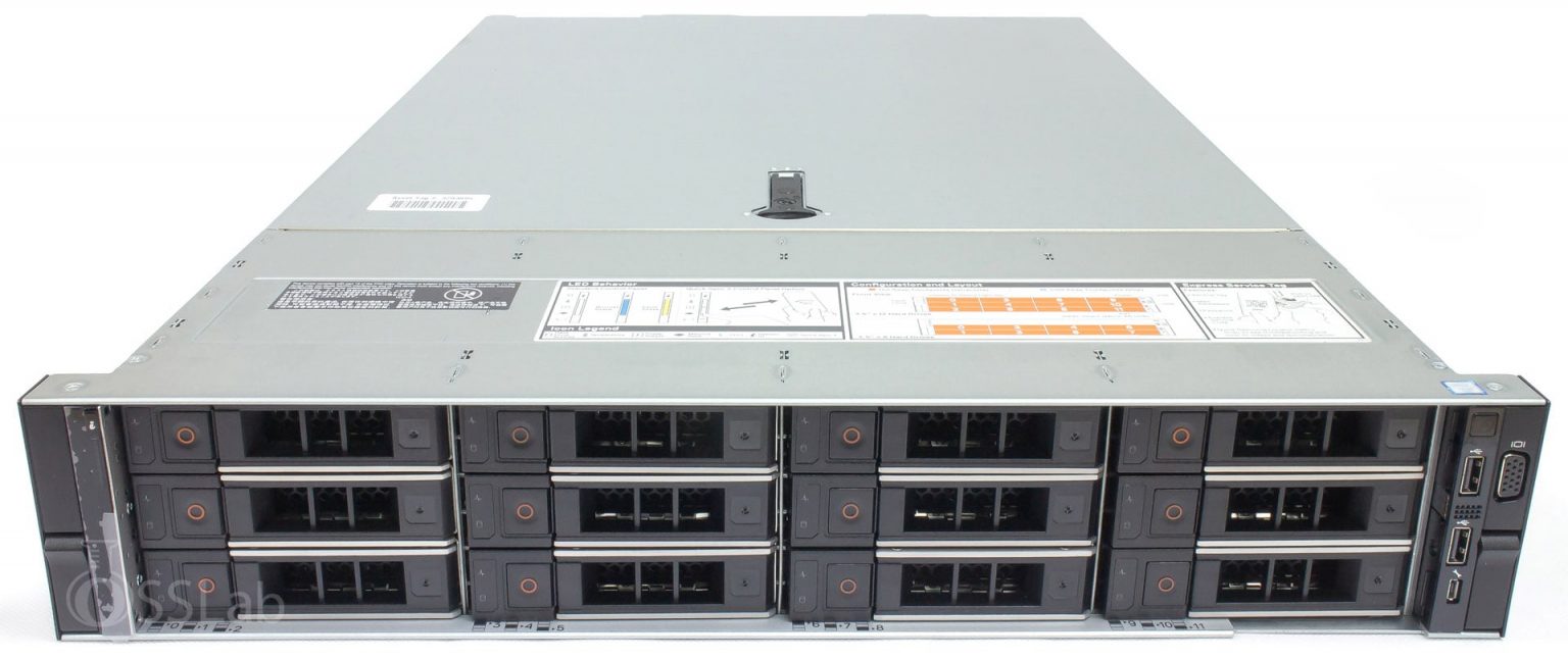 Dell EMC PowerEdge R740xd 3.5" 12-bay 機架式伺服器主機2U - OSSLab.tv