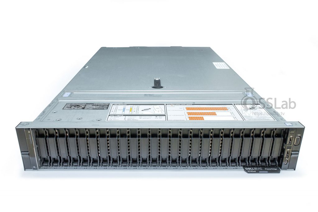Dell EMC PowerEdge R740xd 2.5" 24-bay 機架式伺服器主機2U - OSSLab.tv