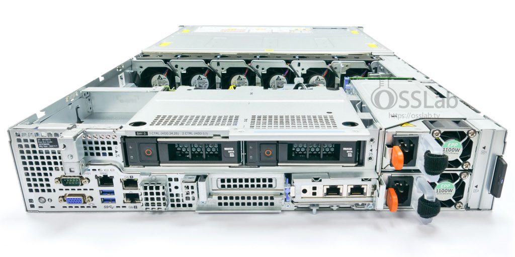 Dell EMC PowerEdge R740xd2 機架式伺服器主機2U 3.5" 26-bay - OSSLab.tv